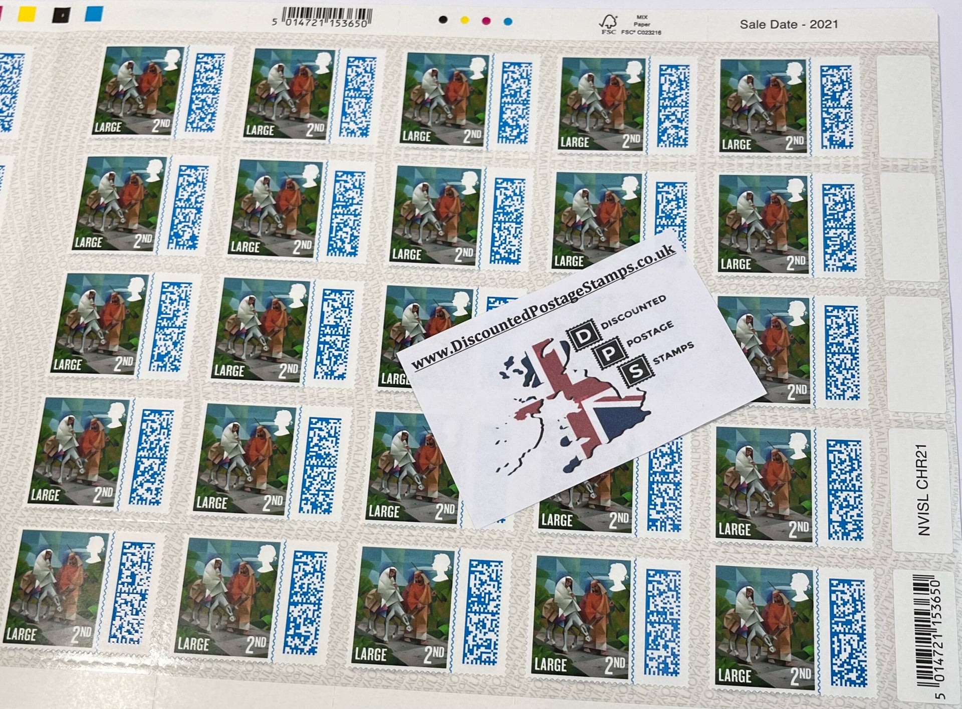 2nd Class Large Letter Stamps – Discounted Postage Stamps